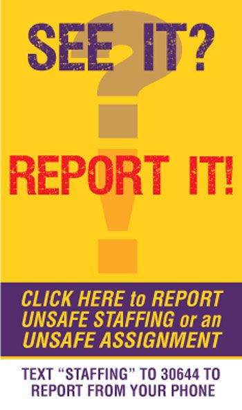 See it, Report it! Tenet Employees Join The Safety Team :: 1199SEIU